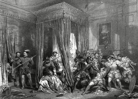 Murder David Rizzio Italian Secretary Mary Editorial Stock Photo ...