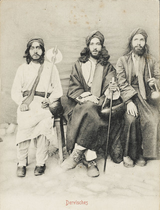 Seated Group Iranian Persian Dervishes Dervish Editorial Stock Photo ...