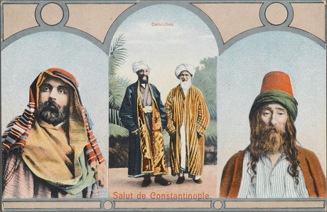 Dervishes Different Orders Constantinople Istanbul Dervish Editorial ...