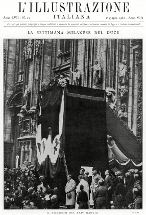 Il Duce Benito Mussolini Italian Dictator Editorial Stock Photo - Stock ...