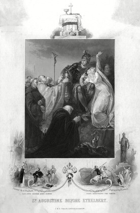 King Edgar Surprised Discover That Aelfthryth Editorial Stock Photo ...