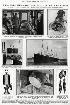 Rms Republic Sank On 24rd January Editorial Stock Photo - Stock Image ...