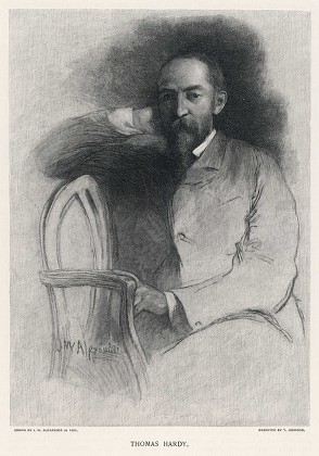 Thomas Hardy Writer 1886 1840 1928 Editorial Stock Photo - Stock Image ...