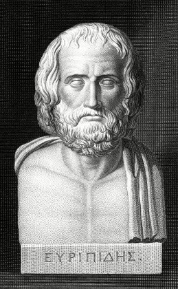 Euripides Greek Playwright 5th Century Bc Editorial Stock Photo - Stock ...
