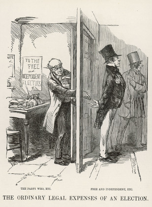 Cartoon Satirising Ordinary Legal Expenses Election Editorial Stock ...
