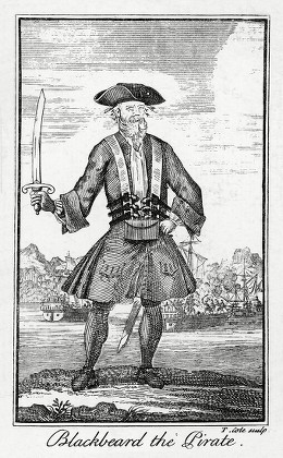 Blackbeard Pirate Real Name Edward Teach Editorial Stock Photo - Stock ...