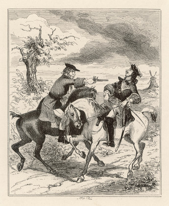 Dick Turpin Holds Fellow Highwayman Tom Editorial Stock Photo - Stock ...