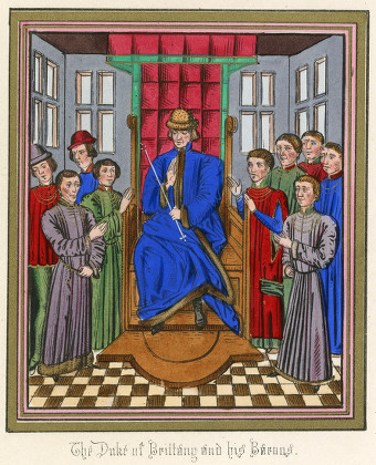 Barons Bretagne Meet Remonstrate Their Duke Editorial Stock Photo ...
