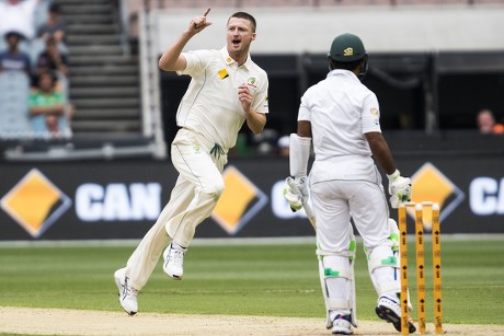 Jackson Bird Celebrates After Getting Wicket Editorial Stock Photo ...