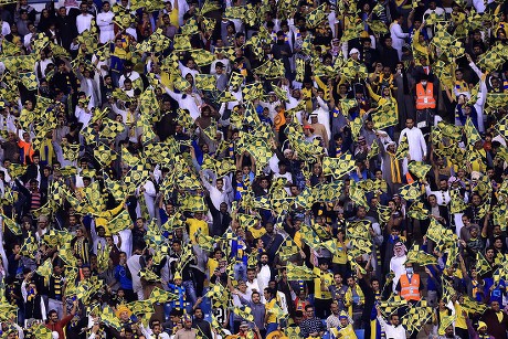 Alnassr Fans Cheer Their Team During Editorial Stock Photo - Stock ...