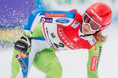 Ana Drev Slovenia Reacts Finish Area Editorial Stock Photo - Stock ...