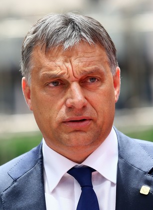Hungarian Prime Minister Viktor Orban Arrives Editorial Stock Photo ...
