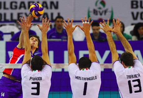 Aleksandar Atanasijevic L Serbia Spikes Ball Editorial Stock Photo ...