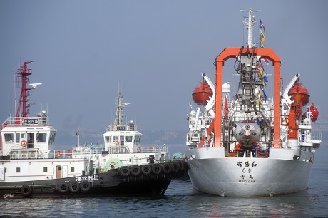 Chinas Manned Deepsea Submersible Jiaolong Seen Editorial Stock Photo ...