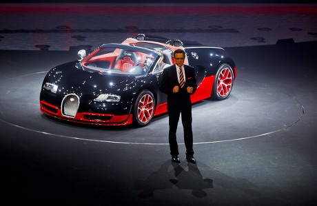 Bugatti Ceo Wolfgang Duerheimer Presents Bugatti Editorial Stock Photo ...