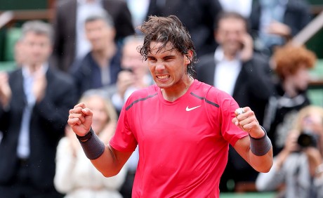 Rafael Nadal Spain Celebrates Winning His Editorial Stock Photo - Stock ...