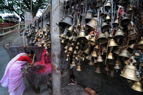 Devotee Takes Blessings Outside Kamakhya Temple Editorial Stock Photo ...