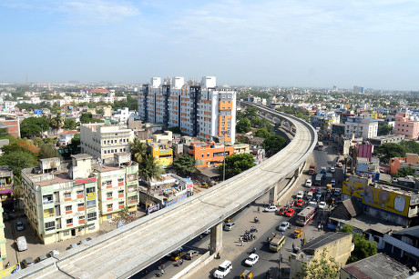 General View Portion Elevated Metro Rail Editorial Stock Photo - Stock ...