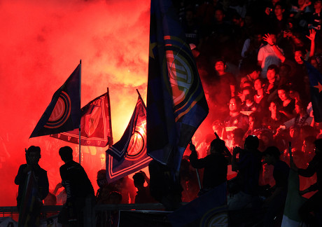 Indonesian Inter Milans Cheer During Friendly Editorial Stock Photo ...
