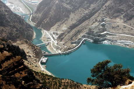 General Aerial View Karun4 Dam On Editorial Stock Photo - Stock Image ...