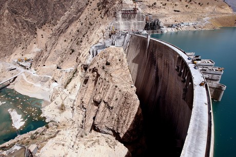 General Aerial View Karun4 Dam On Editorial Stock Photo - Stock Image ...
