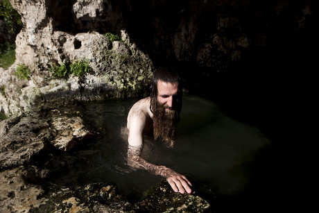 Ultraorthodox Jewish Man Washes Himself Small Editorial Stock Photo ...