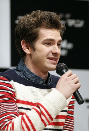 Americanenglish Actor Andrew Garfield Acting Spiderman Editorial Stock ...
