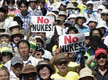 People Attend Demonstration Against Nuclear Power Editorial Stock Photo ...