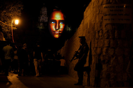 Israeli Border Police Stands Guard While Editorial Stock Photo - Stock ...