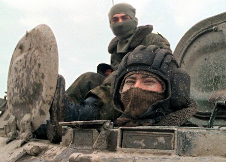 Khankala Chechnya Russian Federation Russian Tankdriver Editorial Stock ...