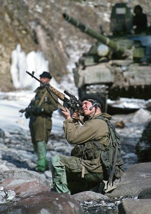 Chechnya Russian Federation Russian Special Forces Editorial Stock ...