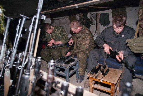 Grozny Chechnya Russian Federation Russian Soldiers Editorial Stock ...