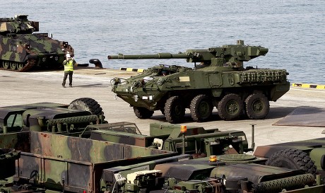 Usas Stryker Brigade Combat Team Equipment Editorial Stock Photo ...