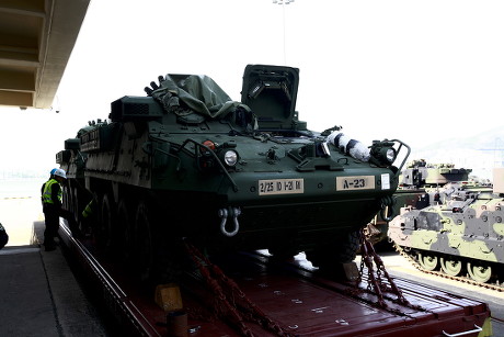 Usas Stryker Brigade Combat Team Equipment Editorial Stock Photo ...