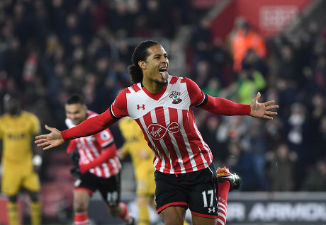 Virgil Van Dijk Southampton Celebrates Scoring Editorial Stock Photo ...