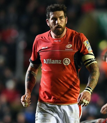 Saracens Jim Hamilton Rugby Union Leicester Editorial Stock Photo ...