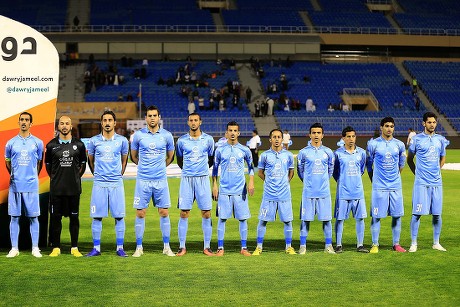 Albatin Team Poses Prior Saudi Professional Editorial Stock Photo ...