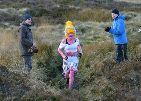 Competitor Wearing Fancy Dress Runs Along Editorial Stock Photo - Stock ...