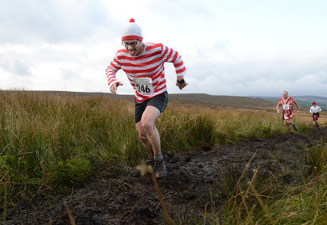 Competitors Wearing Fancy Dress Run Along Editorial Stock Photo - Stock ...
