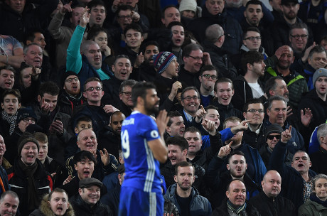 Chelsea Fans Chant Name Diego Costa Editorial Stock Photo - Stock Image ...