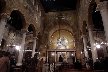 Egyptian Copts Pray St Peter St Editorial Stock Photo - Stock Image ...