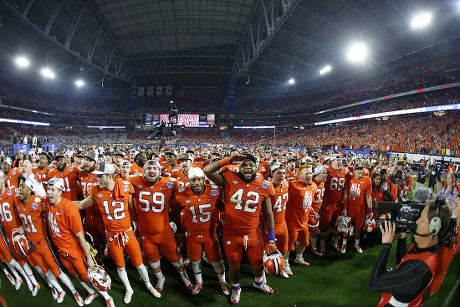 Clemson Tigers Football Team Celebrates After Editorial Stock Photo ...