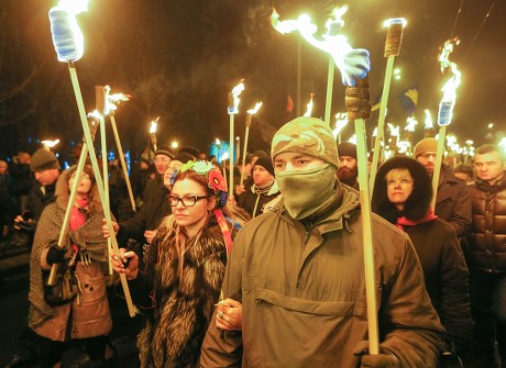 Supporters Different Nationalist Parties Carry Torches Editorial Stock ...
