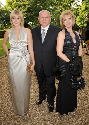 Mikhail Gorbachev Daughter Irina Virganskaya Right Editorial Stock ...