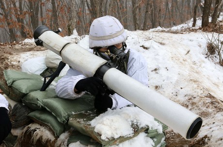 Soldier Aims 90 Mm Recoilless Gun Editorial Stock Photo - Stock Image ...