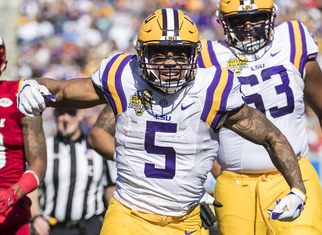 Lsu Tigers Running Back Derrius Guice Editorial Stock Photo - Stock ...