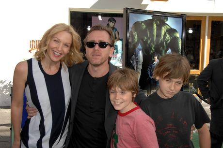 Wife Nikki Butler Tim Roth Sons Editorial Stock Photo - Stock Image ...