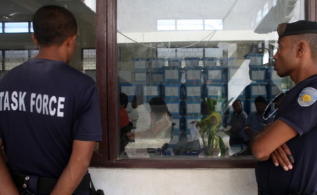 Two East Timorese Police Officers Llook Editorial Stock Photo - Stock ...