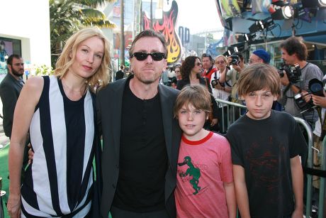 Wife Nikki Butler Tim Roth Sons Editorial Stock Photo - Stock Image ...