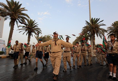 Members Libyan Scout Movement Parade During Editorial Stock Photo ...